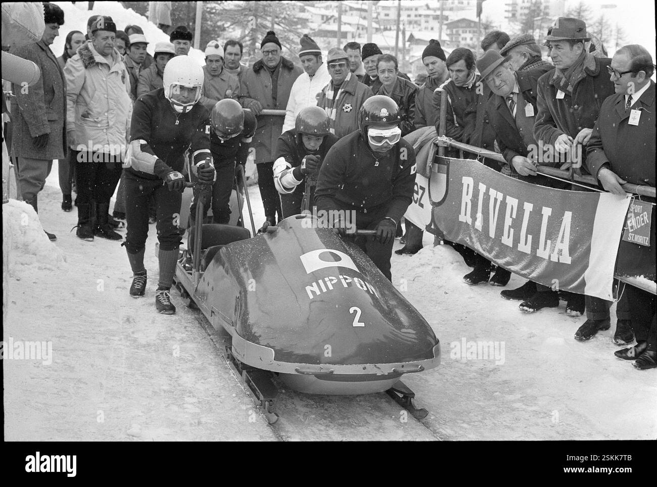 Bob-Weltmeisterschaft in St. Moritz, 1970: Japan 2#World Bob Racing ...