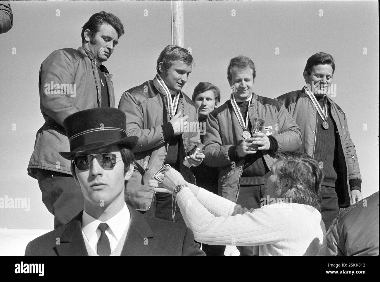 3. Schweiz: Rene Stadler/Hans Candrian/Max Forster/Peter Schärer/Jean ...