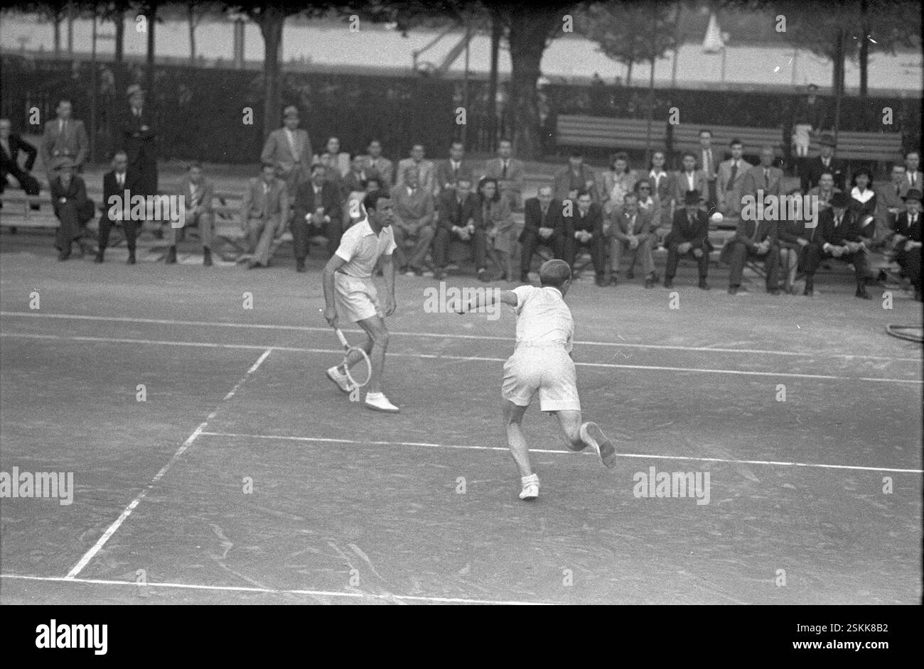 Doppel: Pfaff-Spitzer (Bild) gegen Reutercrona (Schweden)-Huonder# ...