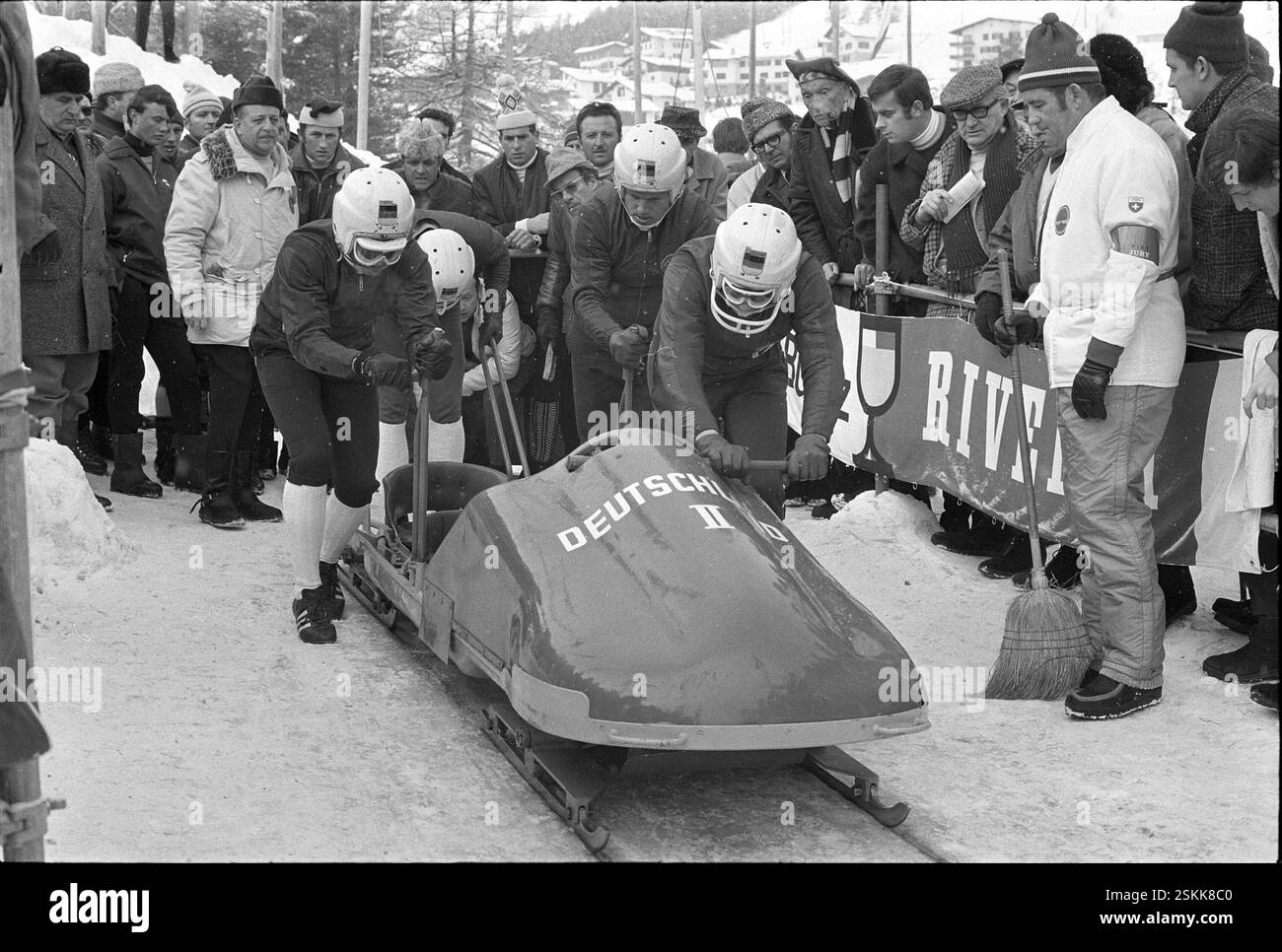 Bob-Weltmeisterschaft in St. Moritz, 1970: Deutschland 2#World Bob ...