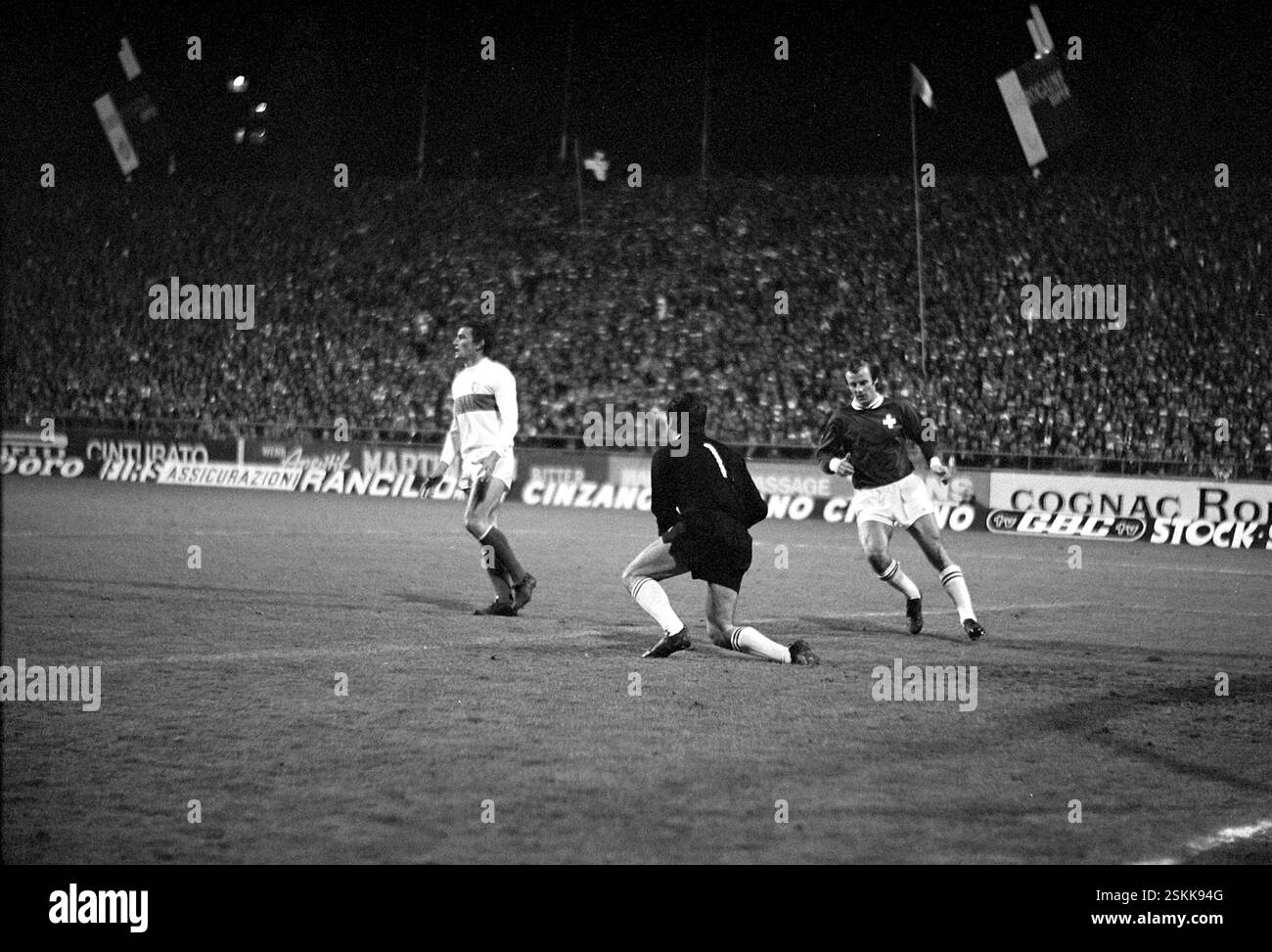Länderspiel Schweiz - Italien 1972: Torhüter Mario Prosperi# ...