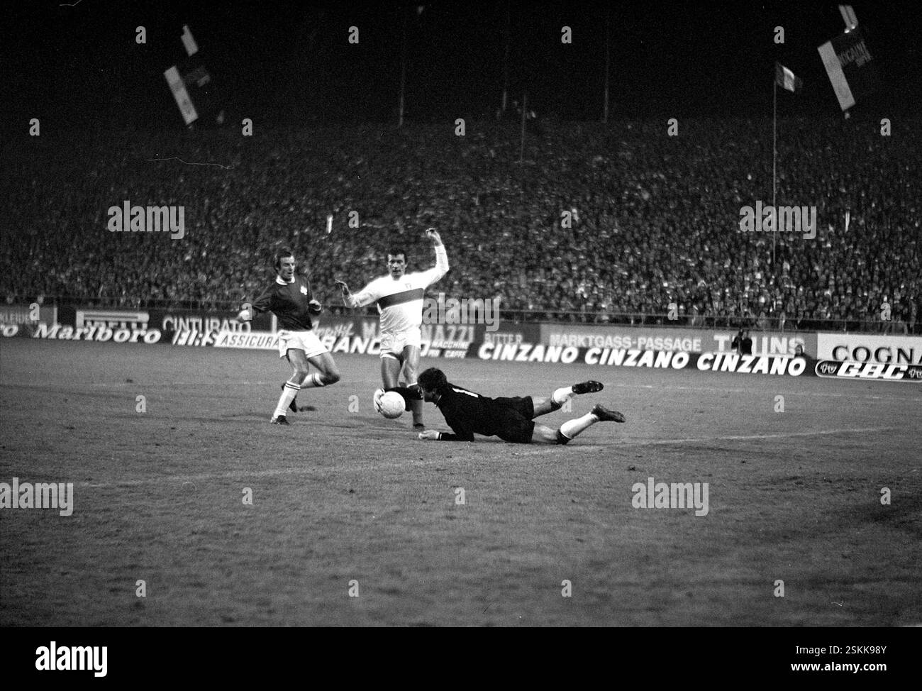 Länderspiel Schweiz - Italien 1972: Torhüter Mario Prosperi# ...