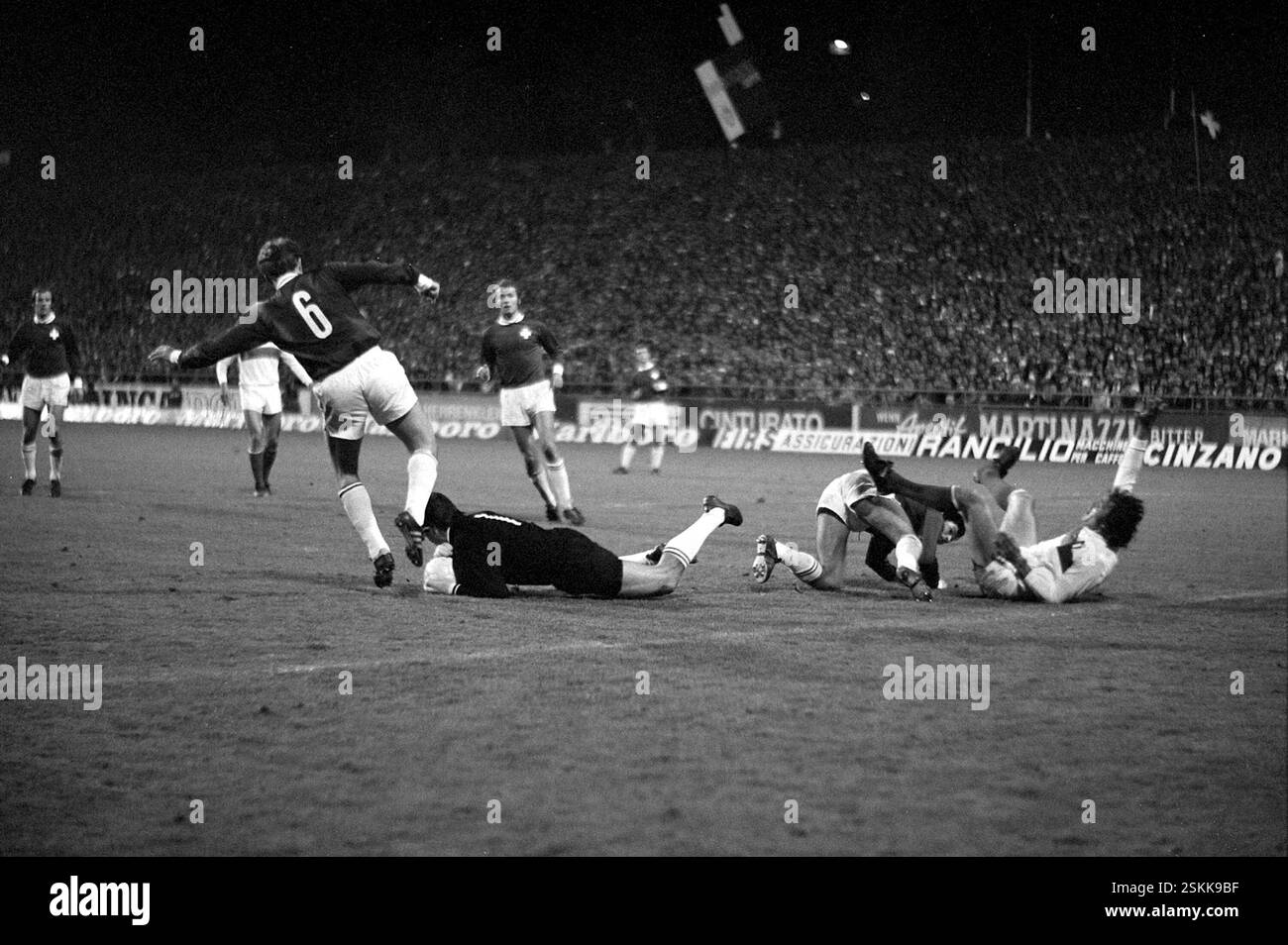Länderspiel Schweiz - Italien 1972: Torhüter Mario Prosperi# ...