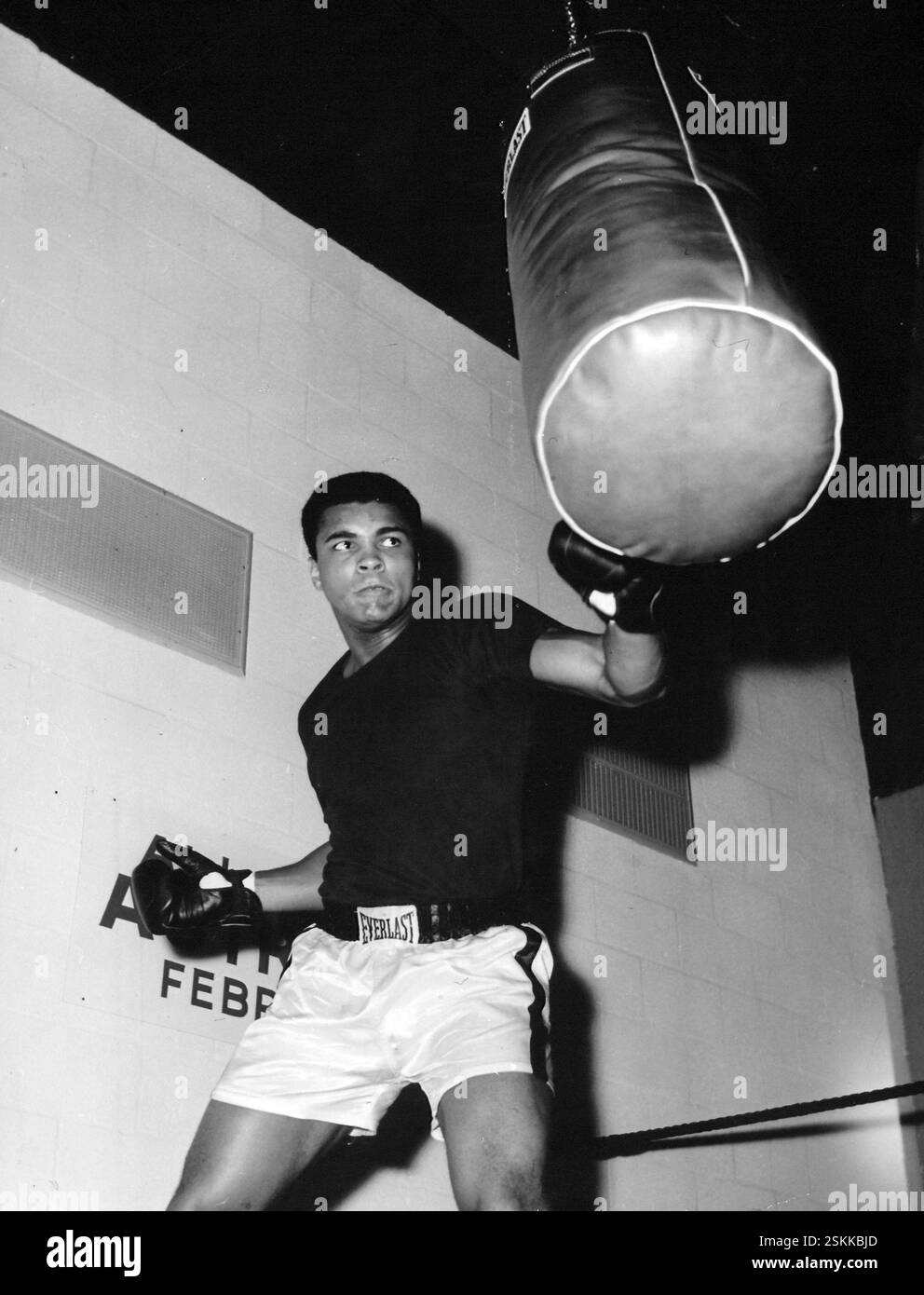 Muhammad Ali beim Training 1967#Muhammad Ali training 1967 Stock Photo ...