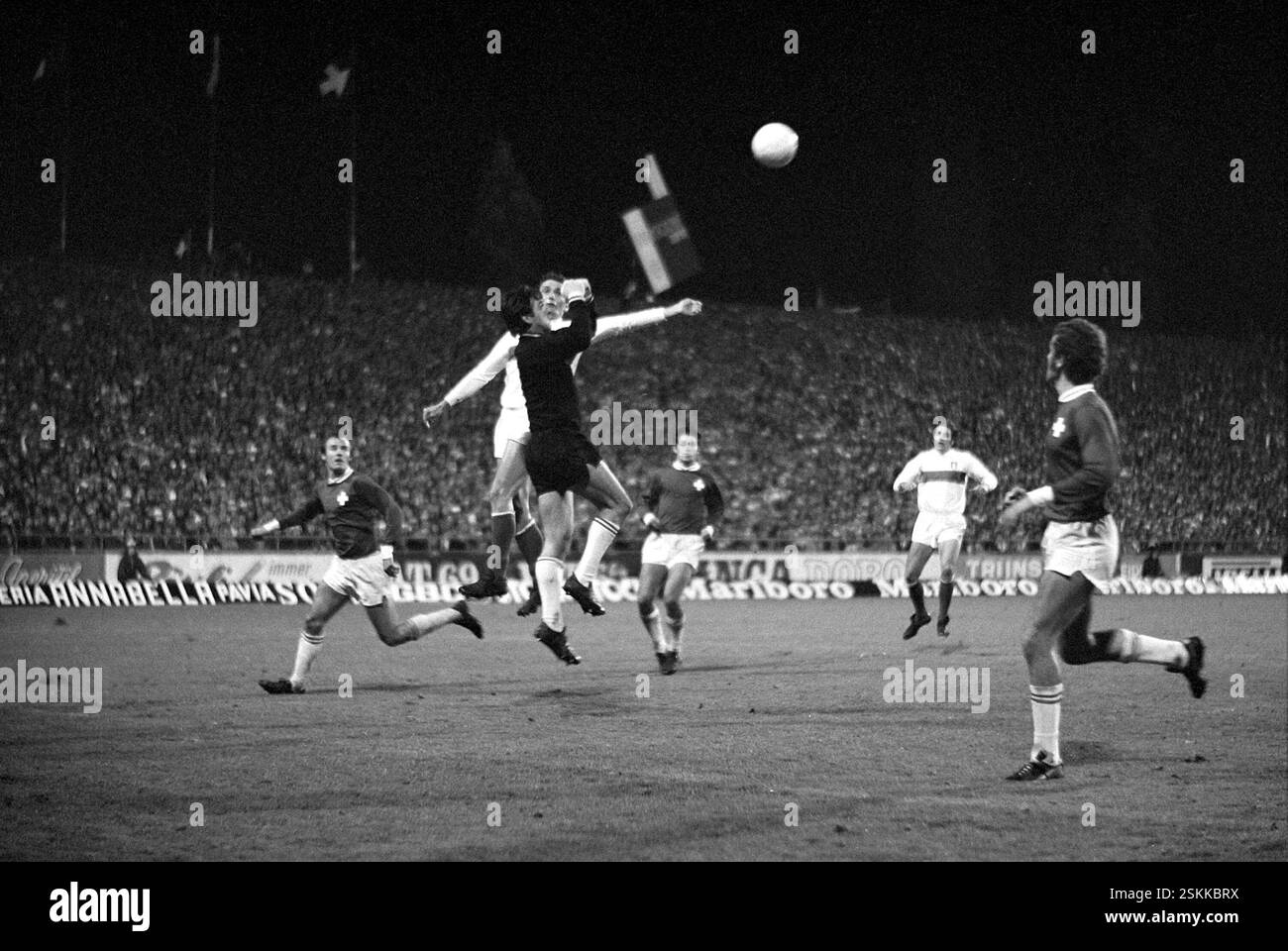 Länderspiel Schweiz - Italien 1972: Torhüter Mario Prosperi# ...