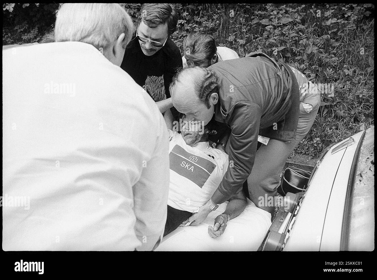 Tour de Suisse 1978: Unfall von Daniel Gisiger#Tour de Suisse 1978 ...