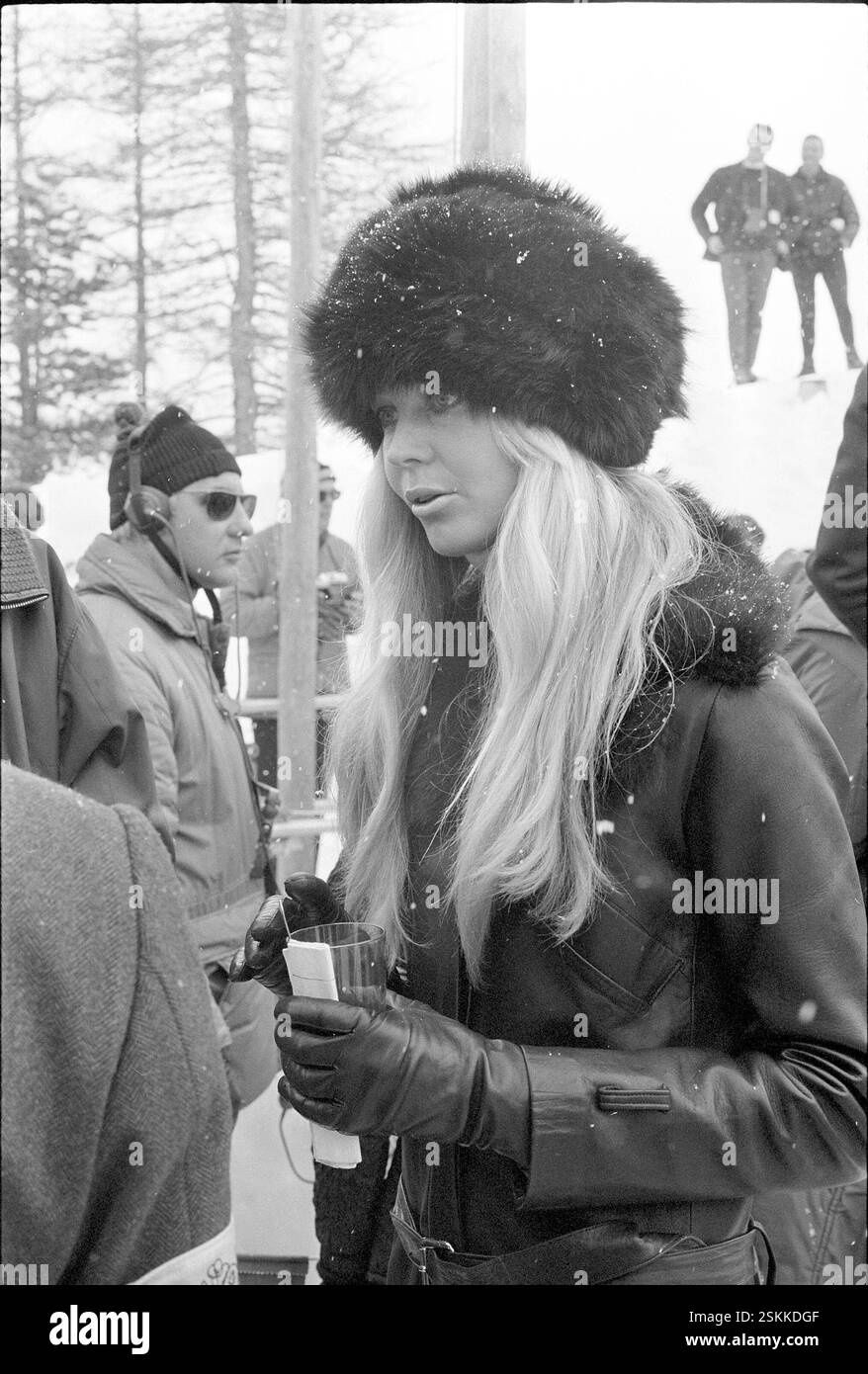 Bob-Weltmeisterschaft in St. Moritz, 1970: Mirja Sachs, Ehefrau von ...