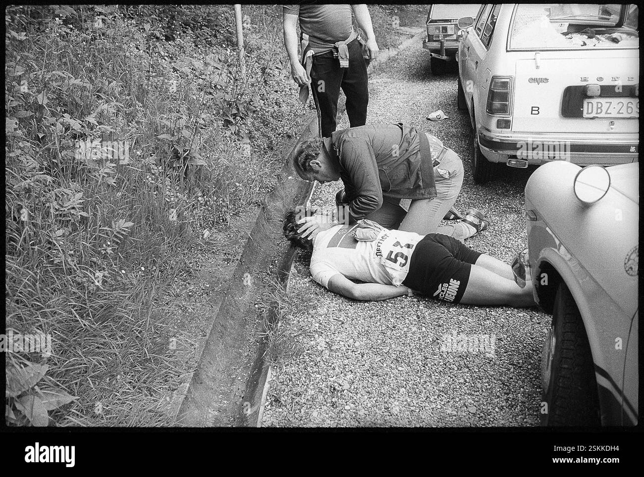 Tour de Suisse 1978: Unfall von Daniel Gisiger#Tour de Suisse 1978 ...