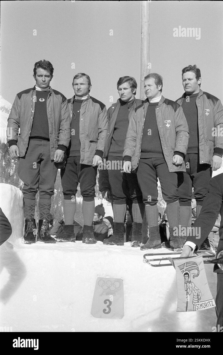 3. Schweiz: Rene Stadler/Hans Candrian/Max Forster/Peter Schärer/Jean ...