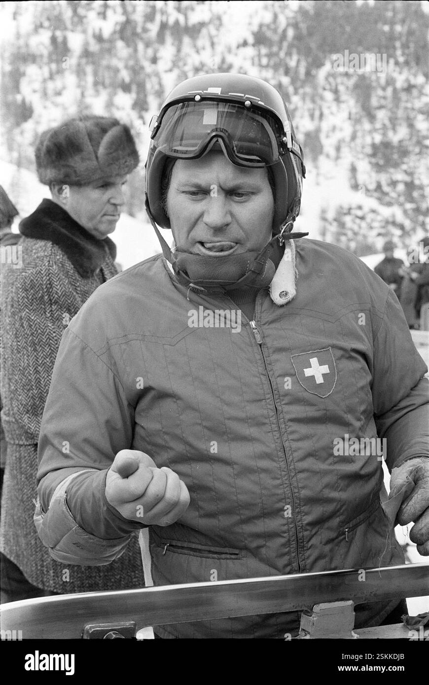 Bob-Weltmeisterschaft in St. Moritz 1970: Scweizer Bob-Fahrer#World Bob ...