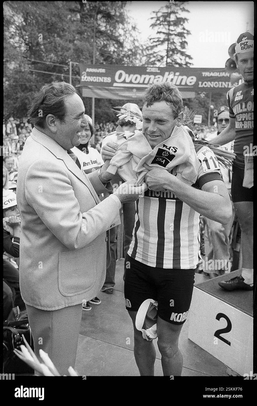 Tour de Suisse 1978: Tour-Chef Sepp Vögeli und Etappensieger Roland ...