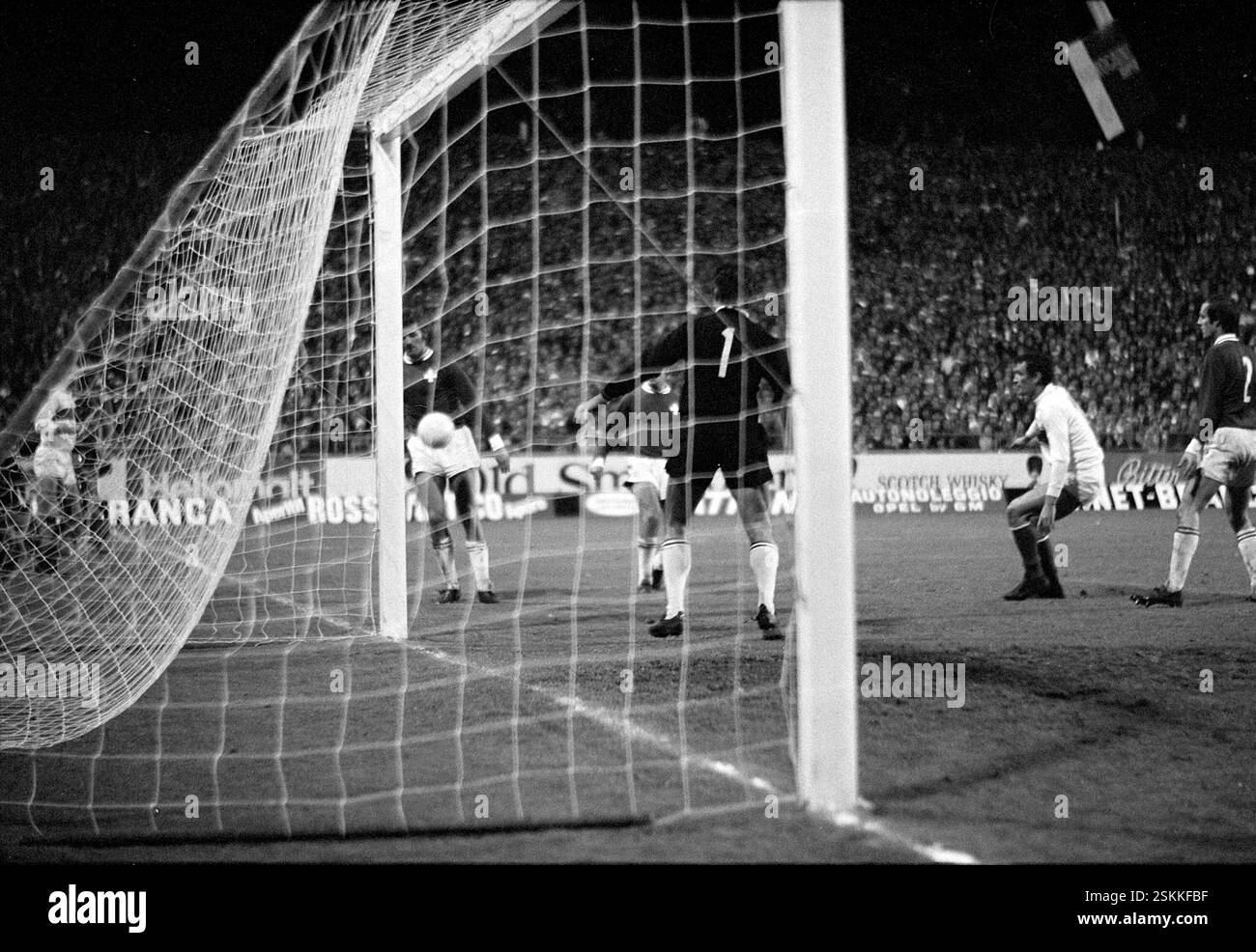 Länderspiel Schweiz - Italien 1972: Torhüter Mario Prosperi# ...