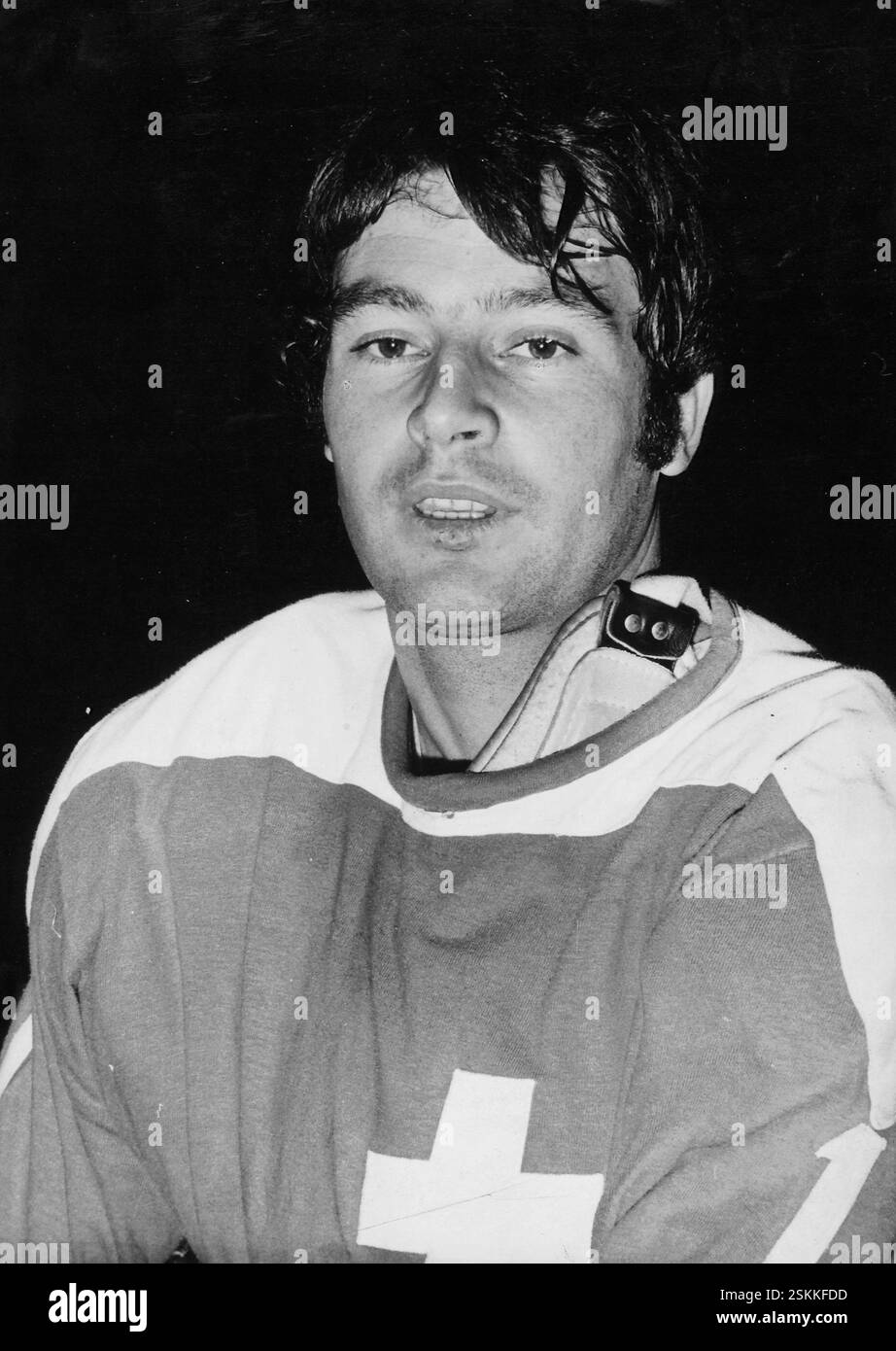 Torhüter der Schweizer Nationalmannschaft Gerald Rigolet, 1969#Keeper ...