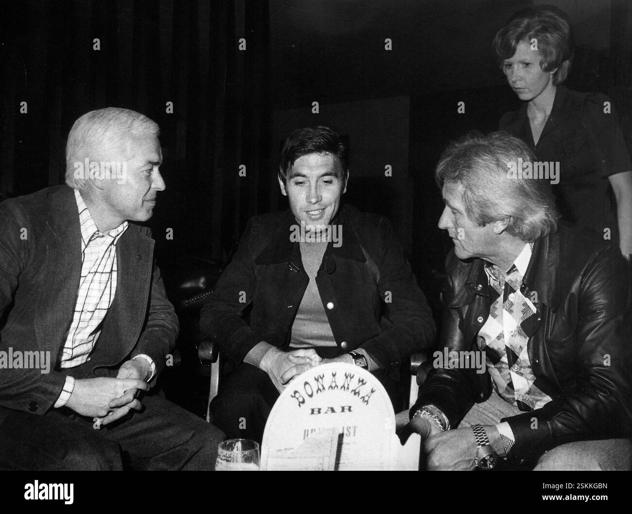 Karl Oberholzer, Eddy Merckx und Hans Brunner, 1975#Karl Oberholzer ...