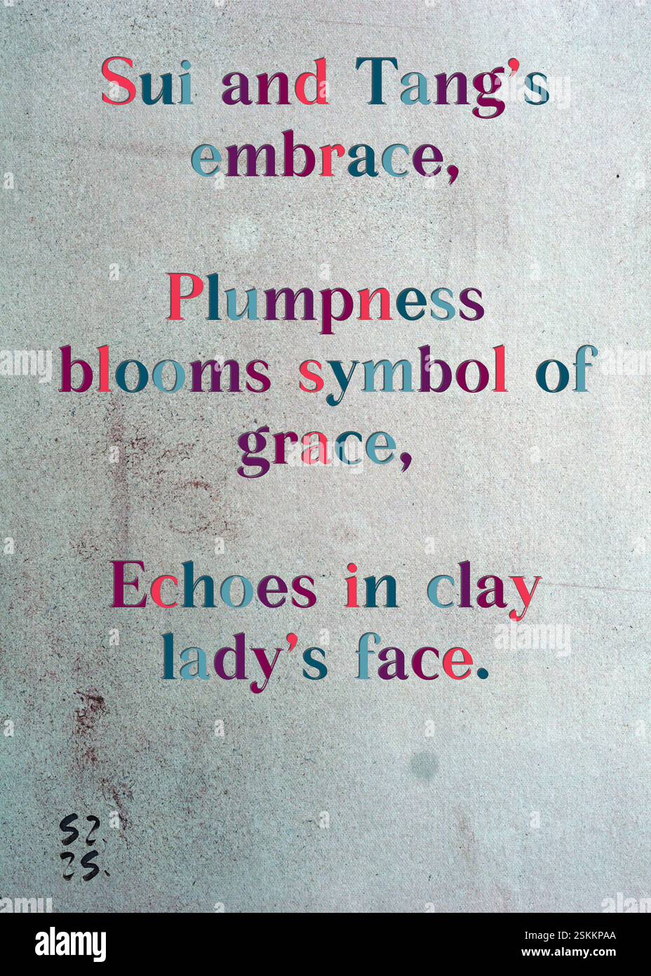 Sui and Tang's embrace, Plumpness blooms symbol of grace, Echoes in ...