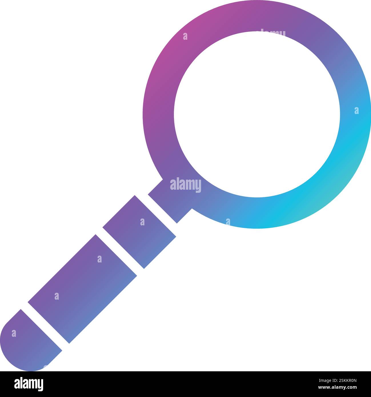 Search glyph icon magnifier Cut Out Stock Images & Pictures - Alamy
