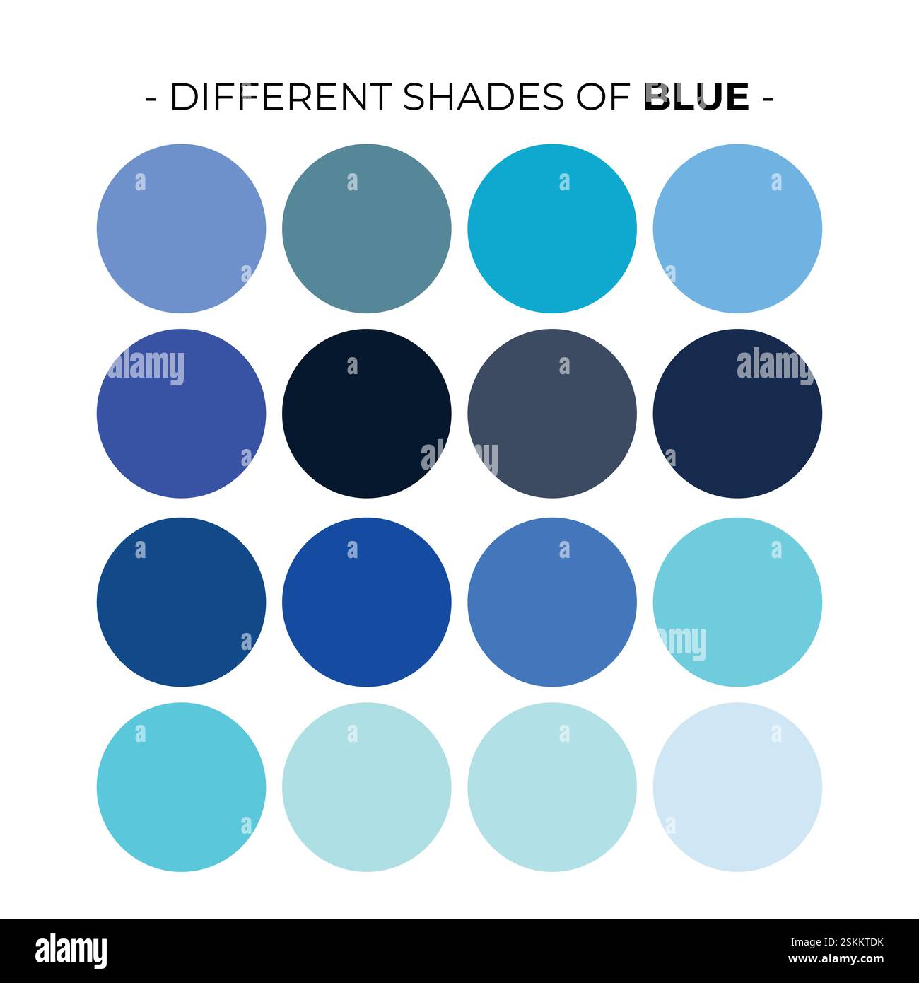 Vector Color Palette Set Design Template Multi color Stock Vector Image ...