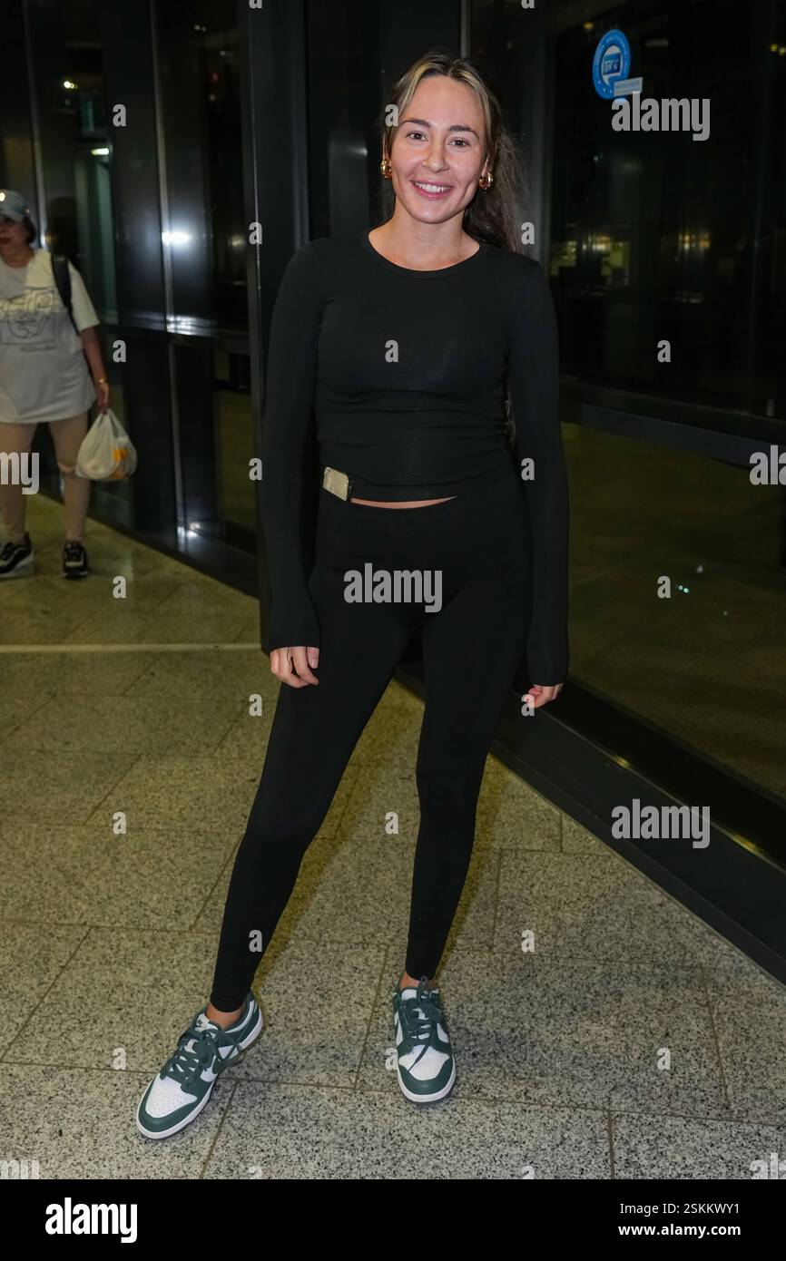 RTL Dschungelcamp - Frankfurt 2025. Alessia Herren bei der Rueckkehr ...