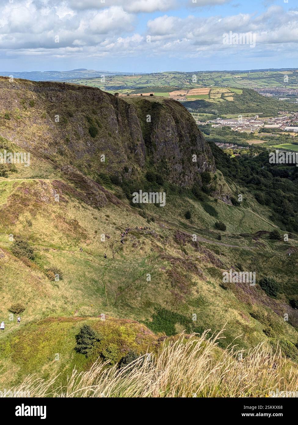 hiking cave hill in Belfast Stock Photo - Alamy