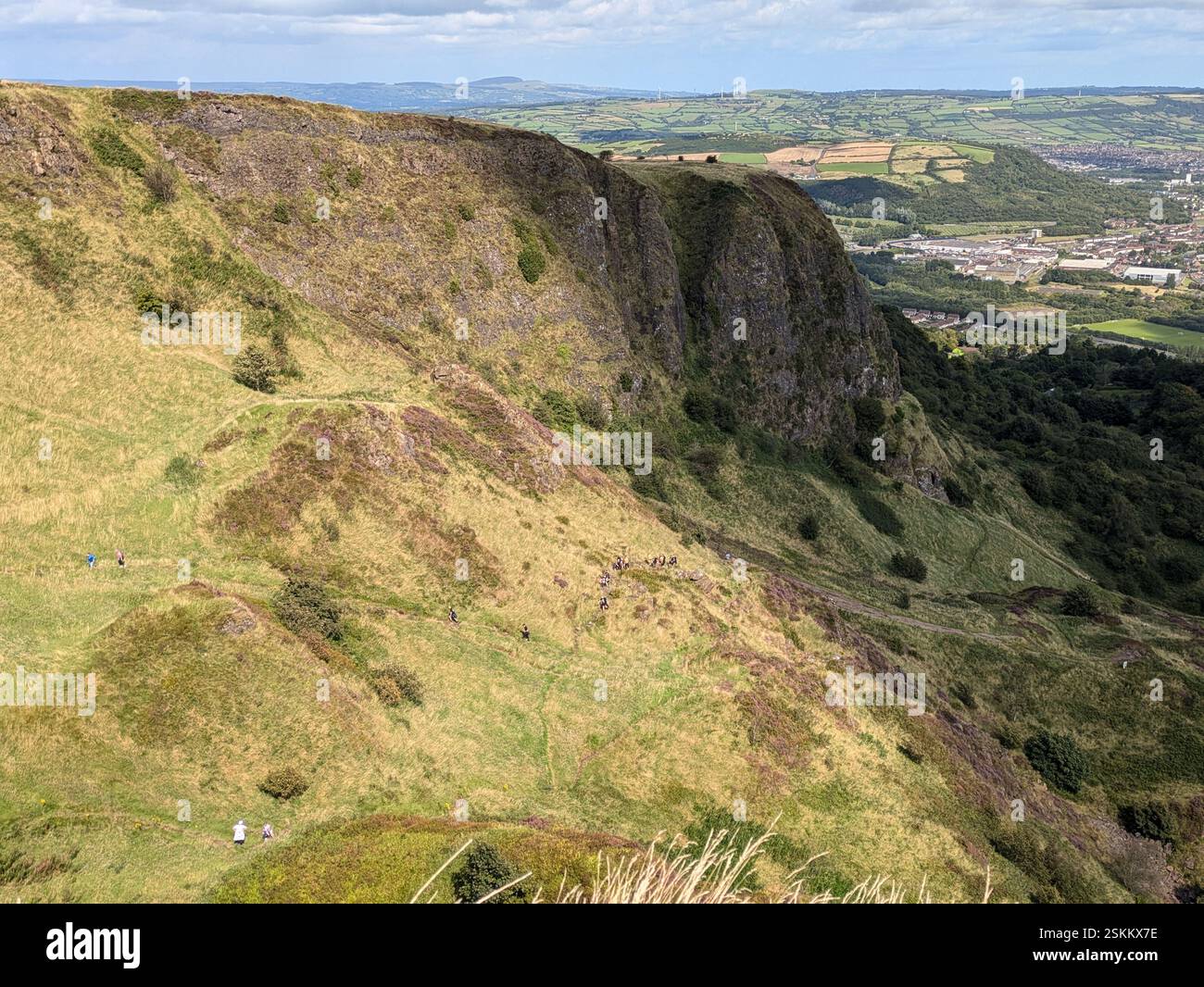 hiking cave hill in Belfast Stock Photo - Alamy