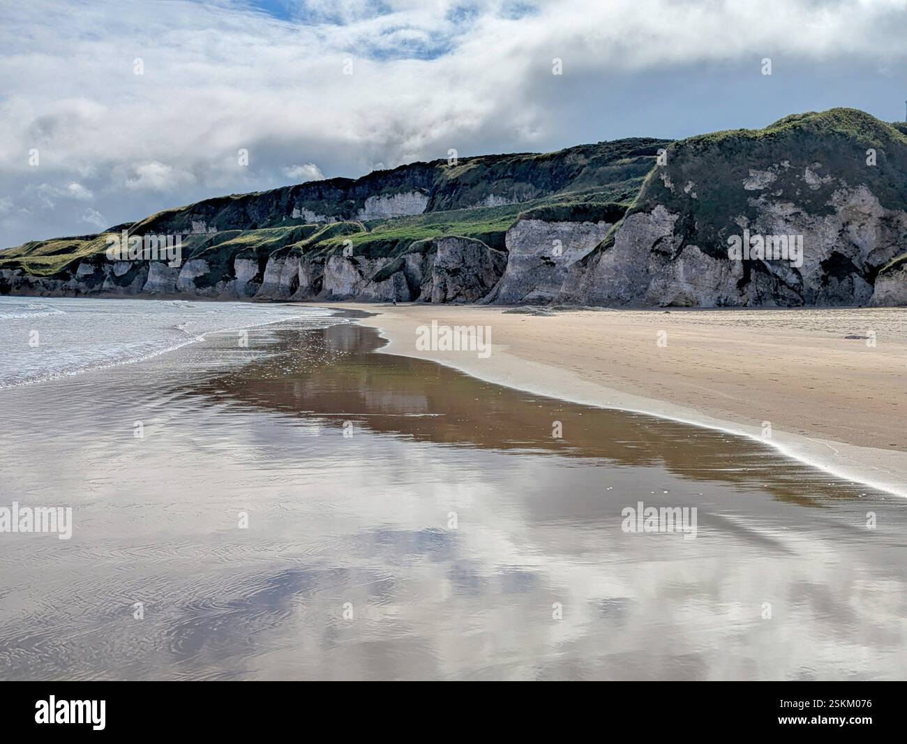 Sandy beach at White Rocks Beach Portrush Stock Photo - Alamy