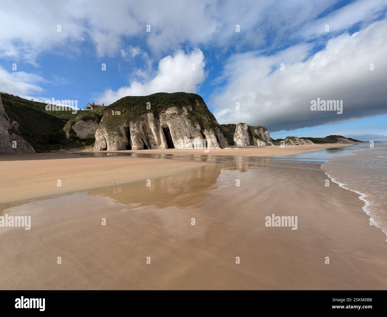 Sandy beach at White Rocks Beach Portrush Stock Photo - Alamy
