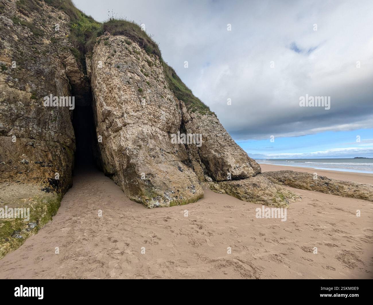 Sandy beach at White Rocks Beach Portrush Stock Photo - Alamy