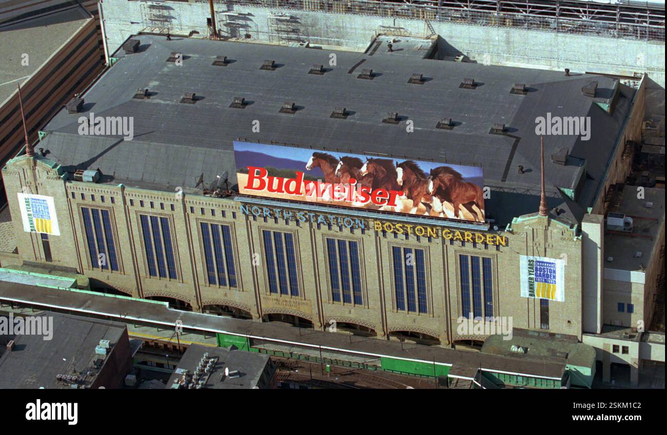 This is an Oct. 30, 1994 file photo of the Boston Garden arena in ...