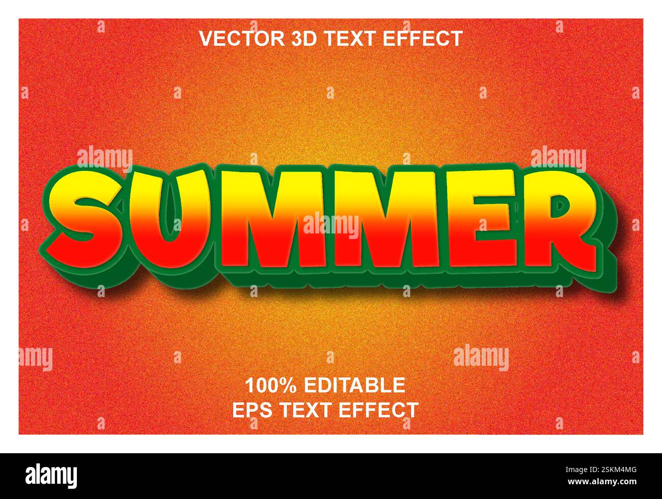 3d editable vector text effect design template Stock Vector Image & Art ...