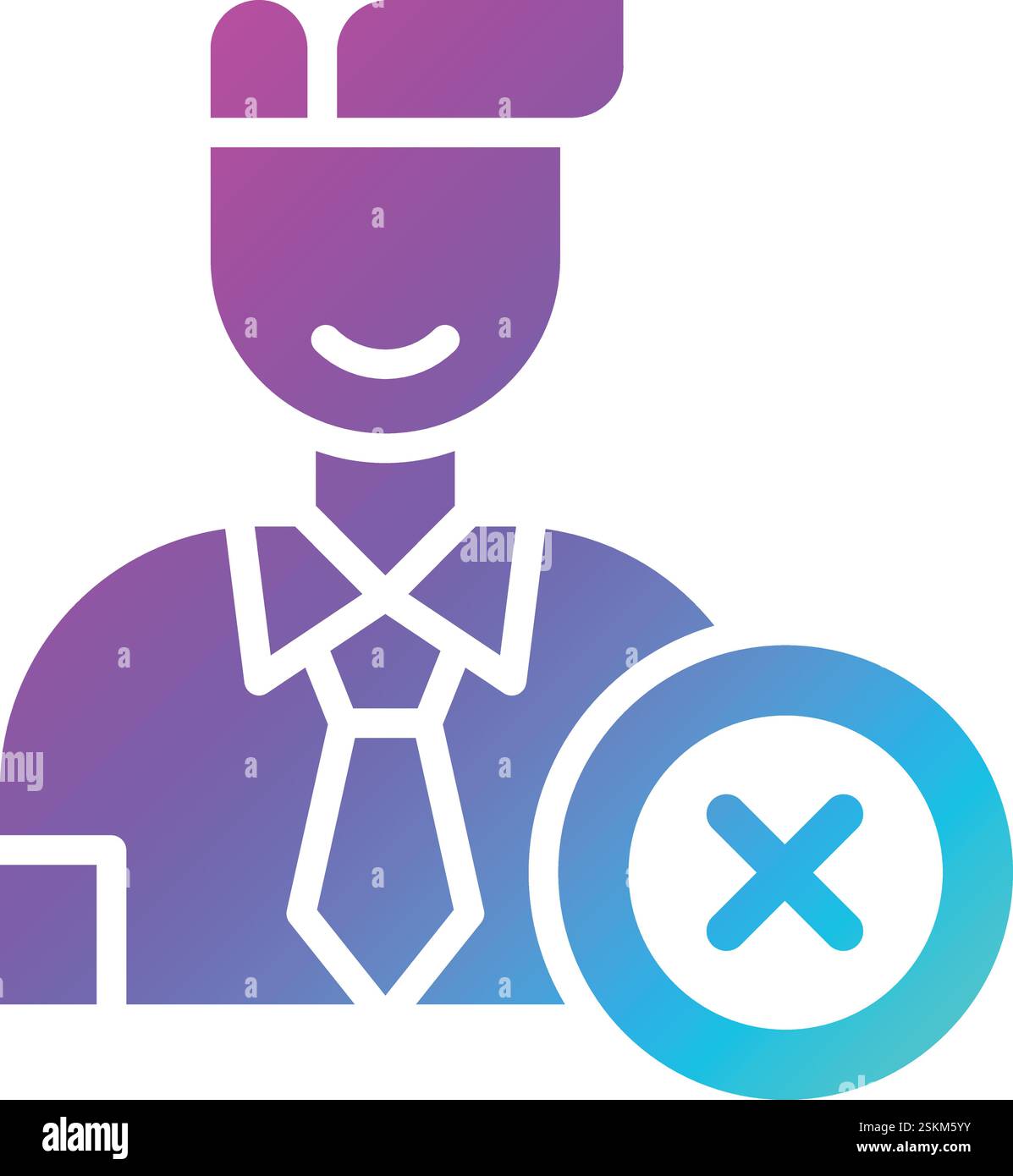 Reject Vector Icon Design Illustration Stock Vector Image & Art - Alamy