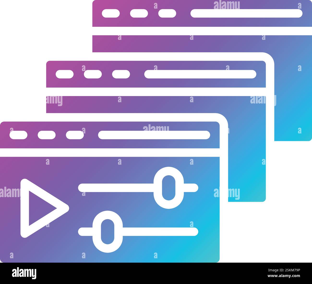 Lecture course online icon Cut Out Stock Images & Pictures - Alamy