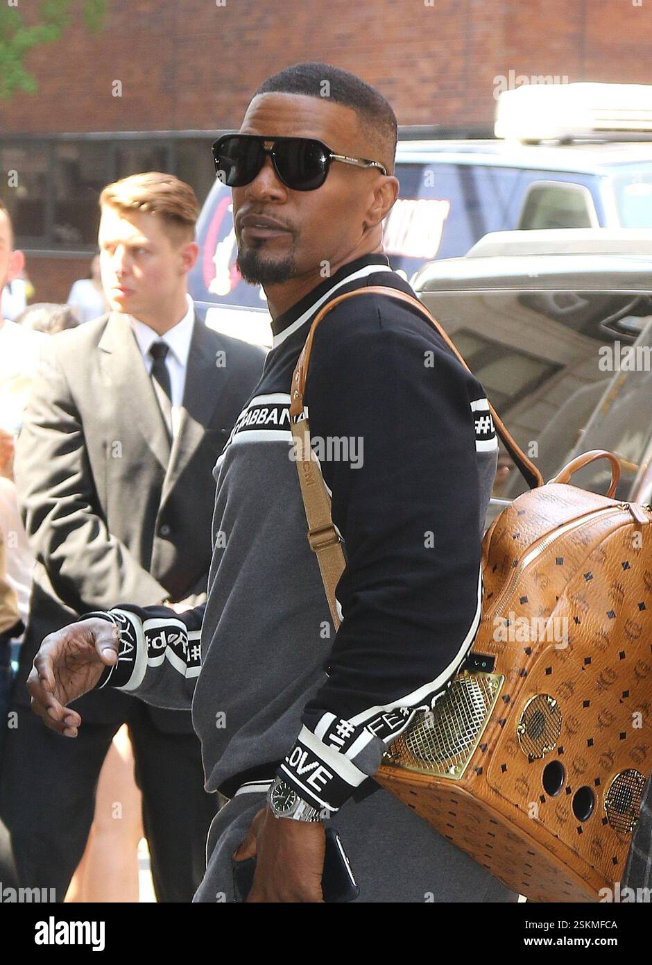 Jamie Foxx made an appearance at Build Series on May 15 2018 in New ...