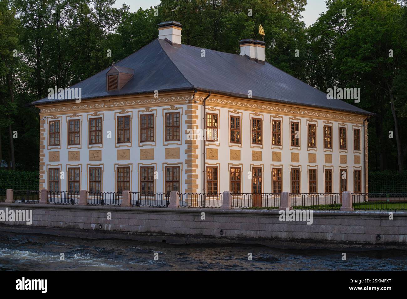 One of the oldest buildings in St. Petersburg - the summer palace of ...
