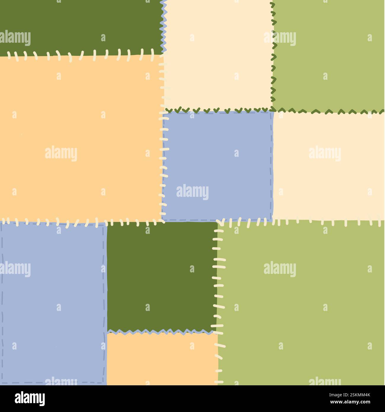 Design of a multi-coloured fabric patchwork Stock Vector Image & Art ...