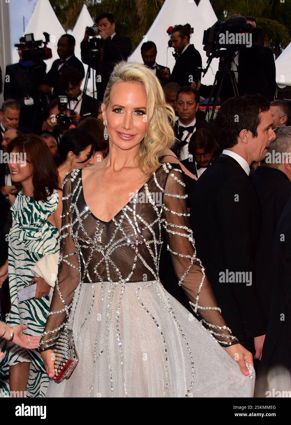 Lady Victoria Harvey attending The Cannes Film Festival of BLACKLANSMAN ...