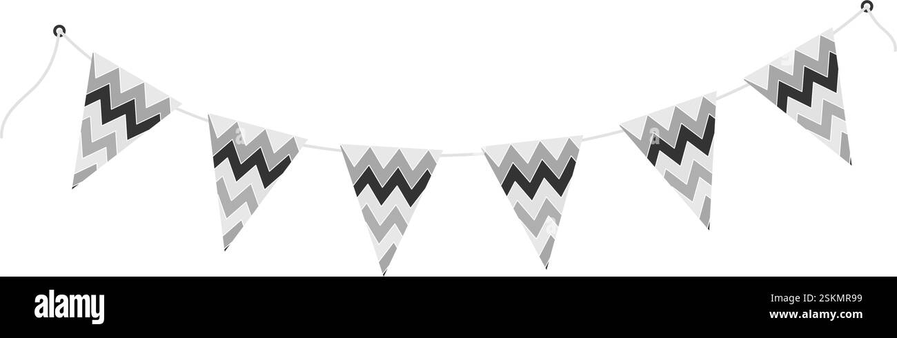 Pennant Clipart Black And White