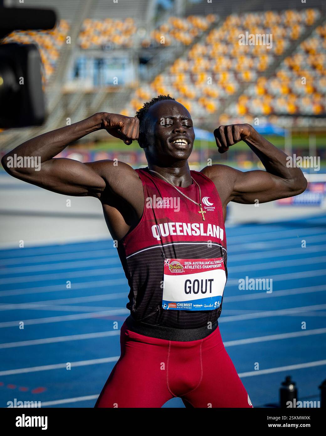 Brisbane, Australia. 07th Dec, 2024. Gout Gout at the 2024 Australian ...
