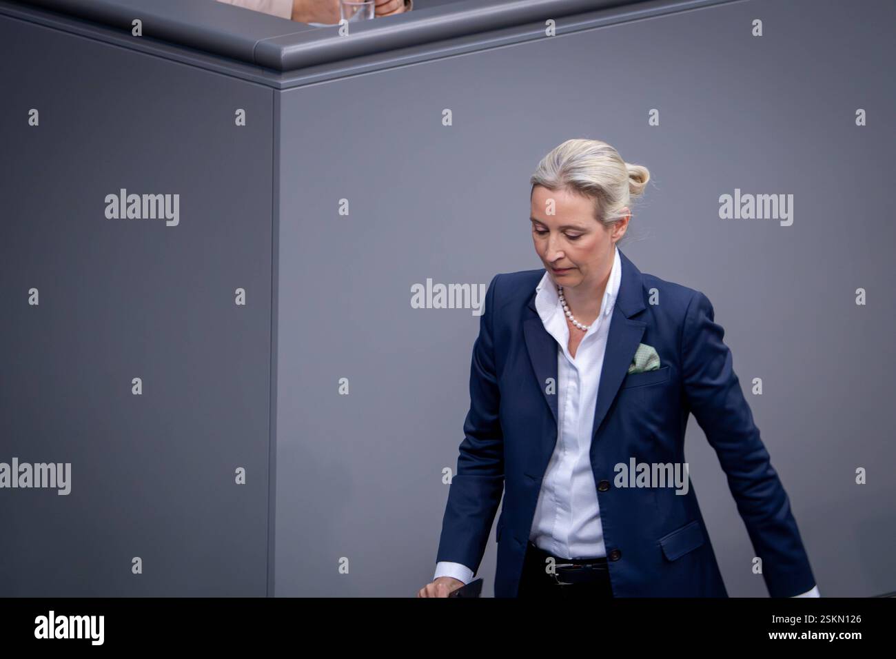 Deutscher Bundestag, 212. Plenarsitzung Dr. Alice Weidel AfD verlaesst ...