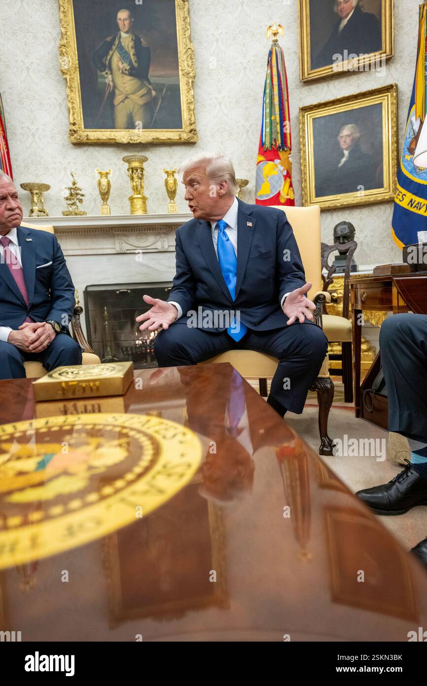 WASHINGTON DC, USA - 11 February 2025 - US President Donald Trump hosts ...