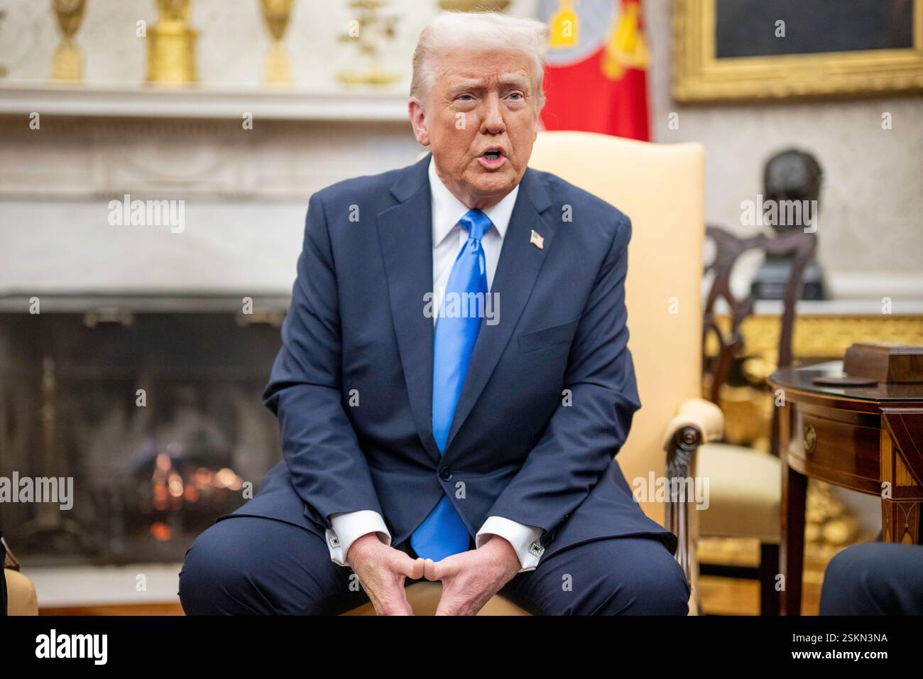 WASHINGTON DC, USA - 11 February 2025 - US President Donald Trump hosts ...