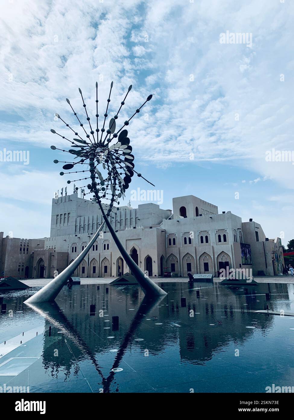 Al Hikma Courtyard Fan Zone in Katara Cultural Village Doha Qatar Stock ...
