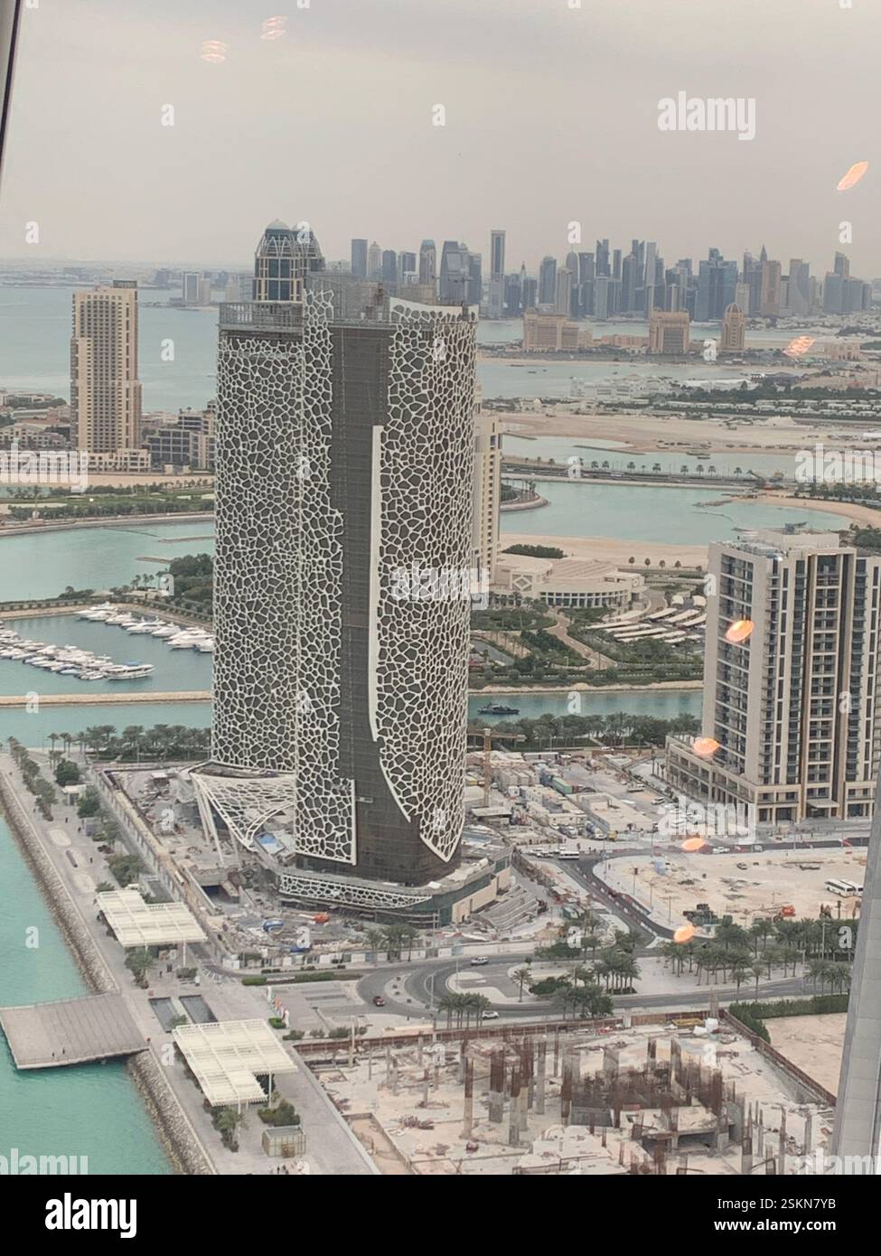 view of buildings in Lusail Marina from Katara Towers Stock Photo - Alamy
