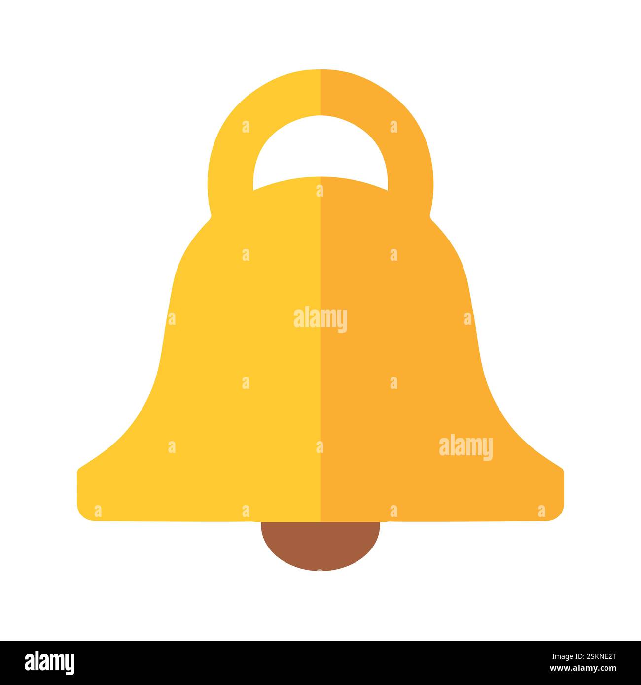 Flat design bell hi-res stock photography and images - Alamy