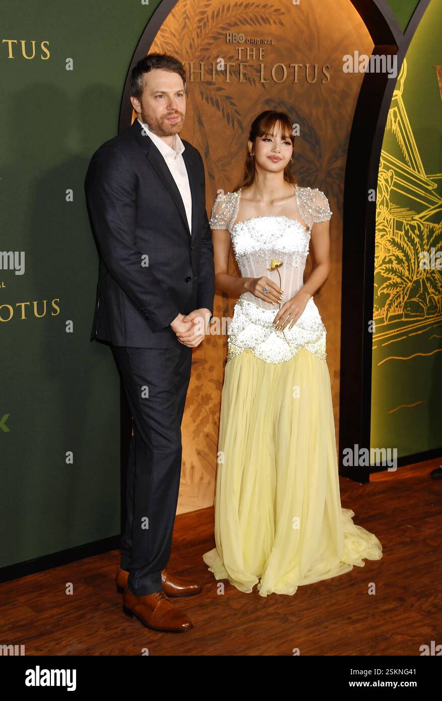 LOS ANGELES, CALIFORNIA - FEBRUARY 10: (L-R) David Bernad and Lalisa ...