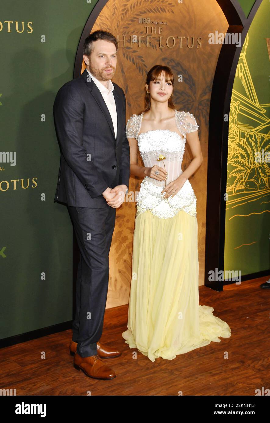 LOS ANGELES, CALIFORNIA - FEBRUARY 10: (L-R) David Bernad and Lalisa ...