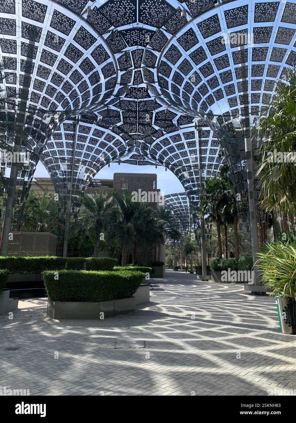 shady pathway at Dubai Expo City Stock Photo - Alamy