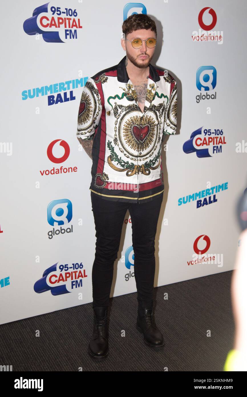 James Arthur at Capital FM’s Summertime Ball 2018 with Vodafone at ...