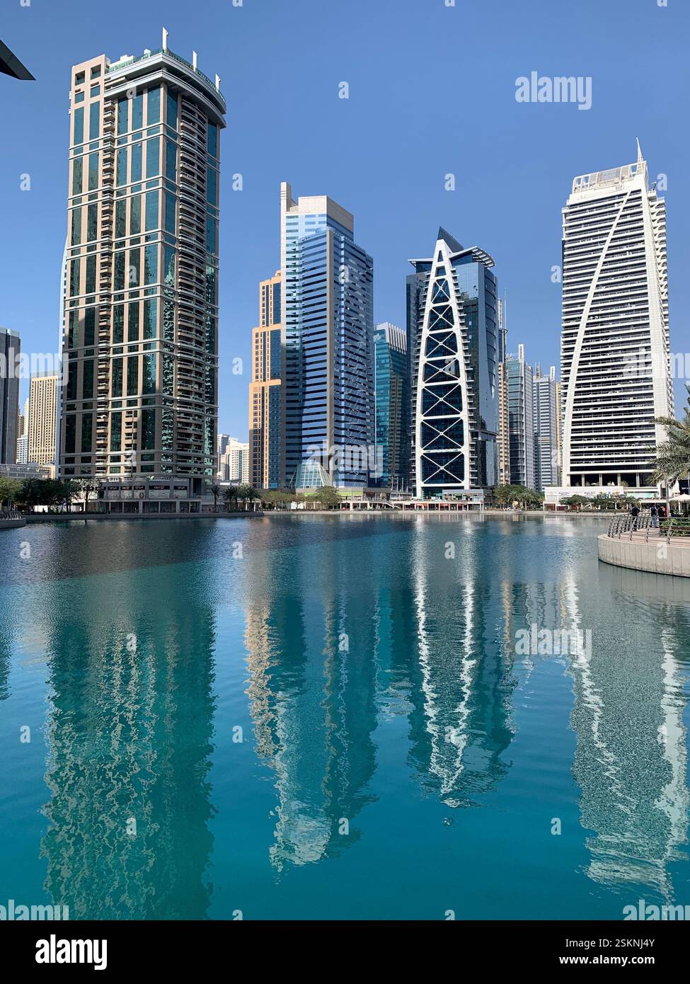 Dubai waterfront reflection hi-res stock photography and images - Alamy