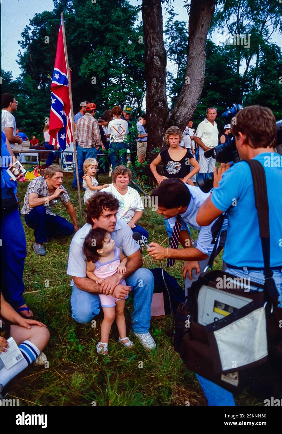 Uniontown, Pennsylvania, USA, Crowd People, American Family, Children ...