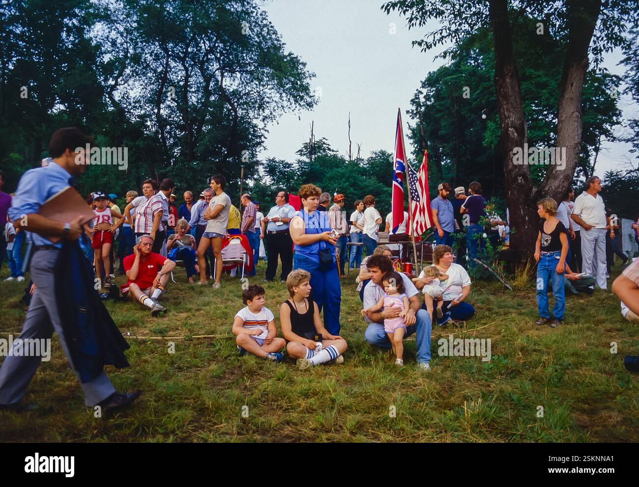 Uniontown, Pennsylvania, USA, Large Crowd of People, American Family ...